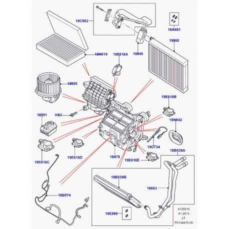 GENUINE LAND ROVER LR017030 Heater Core | Autoplicity