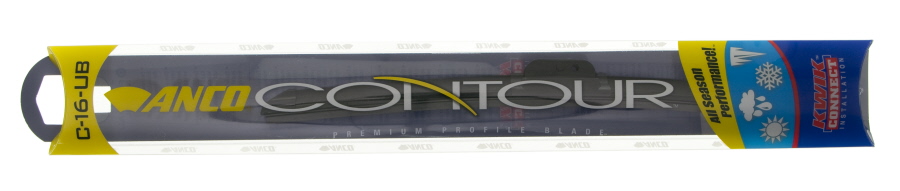 Anco Wiper Blades C16UB Anco C-16-Ub Contour Wiper Blade - 16", (pack ...