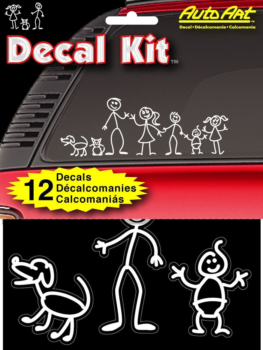 Chroma Graphics 5309 STICK PEOPLE DECAL KIT | Autoplicity