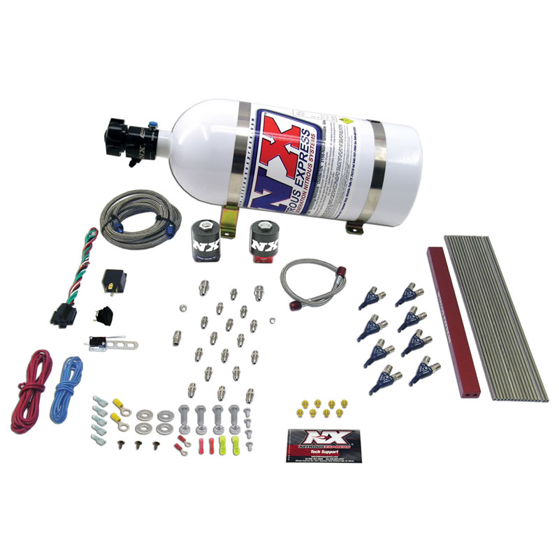 Nitrous Express 80010-12 8 CYLINDER LT1, LS1 PRO PIRANHA NOZZLE GAS ...