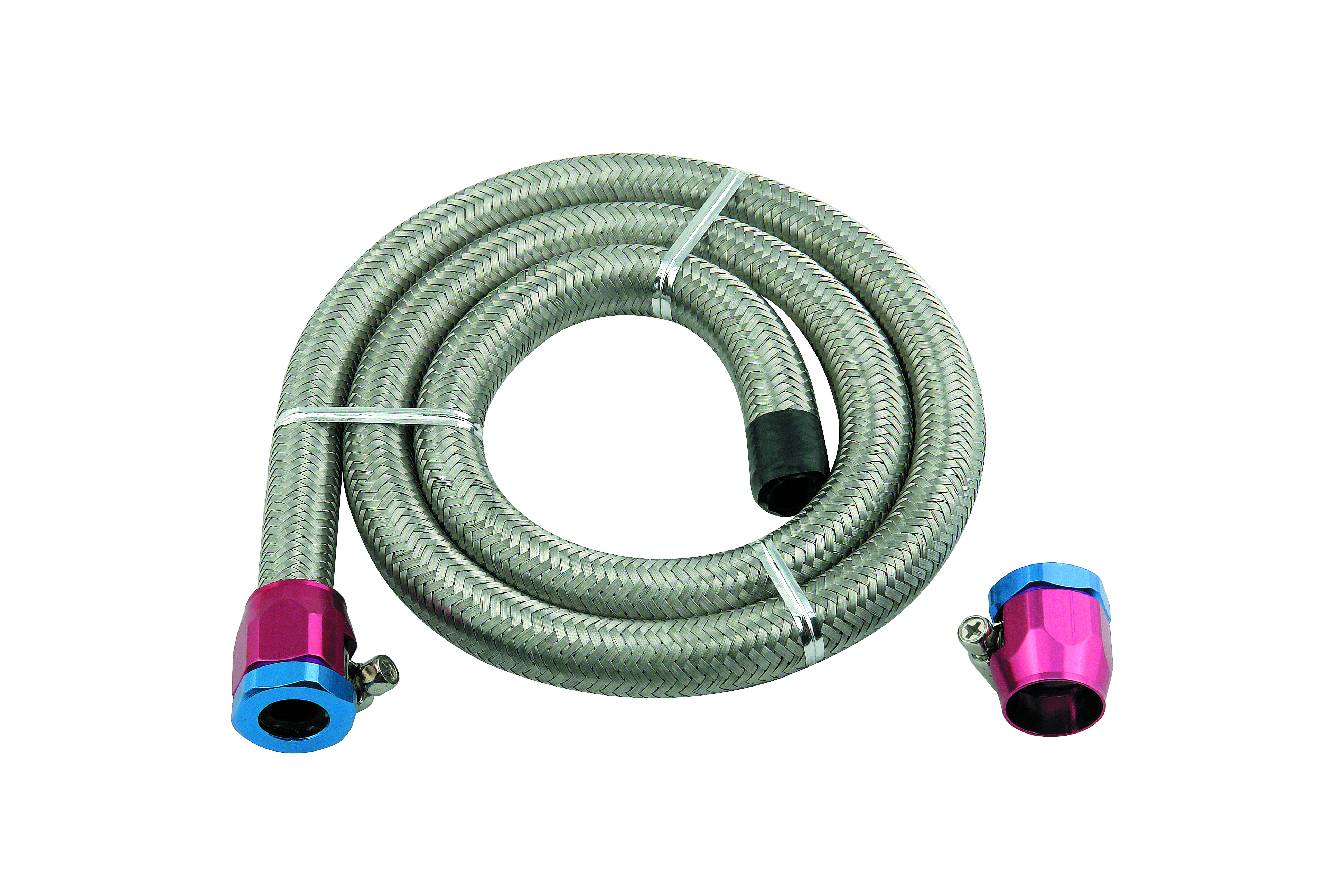 Mr Gasket 1526 Steel Braided Fuel Line Kit | Autoplicity