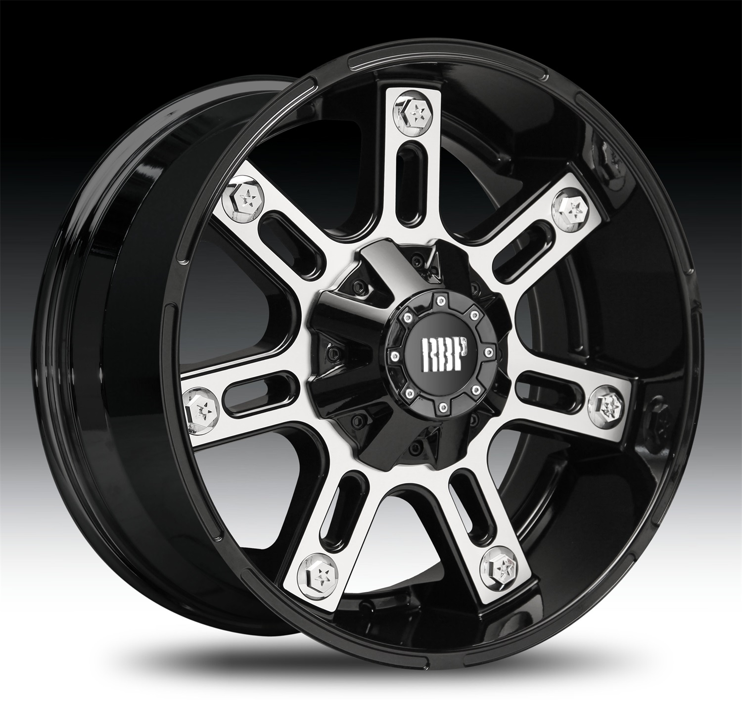 RBP 97R-2090-57-12MB 97r 20x9 5-127/135 Et Neg12 Black/machined 87mm Cb ...