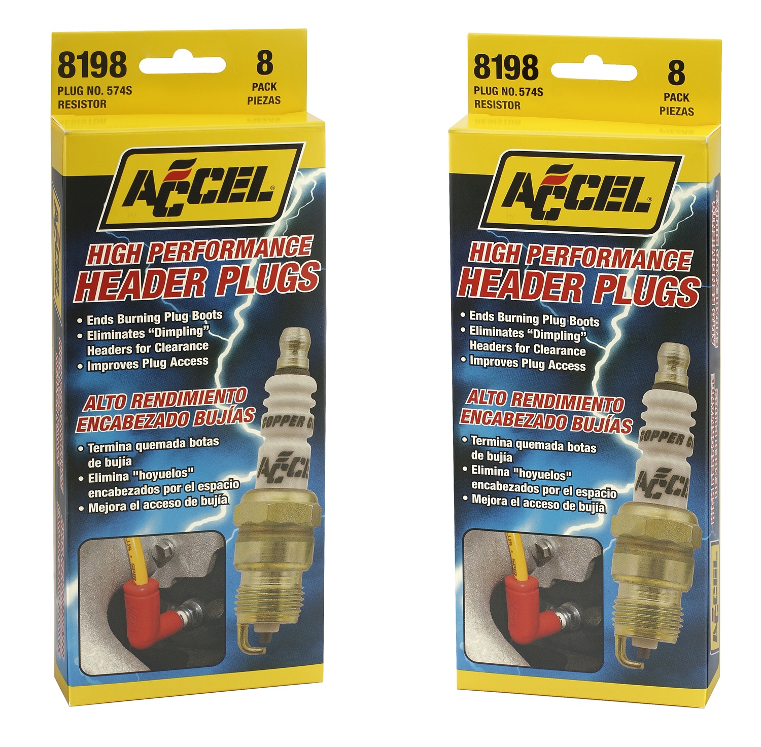 Accel 8198 U-Groove Spark Plug Header Plug | Autoplicity