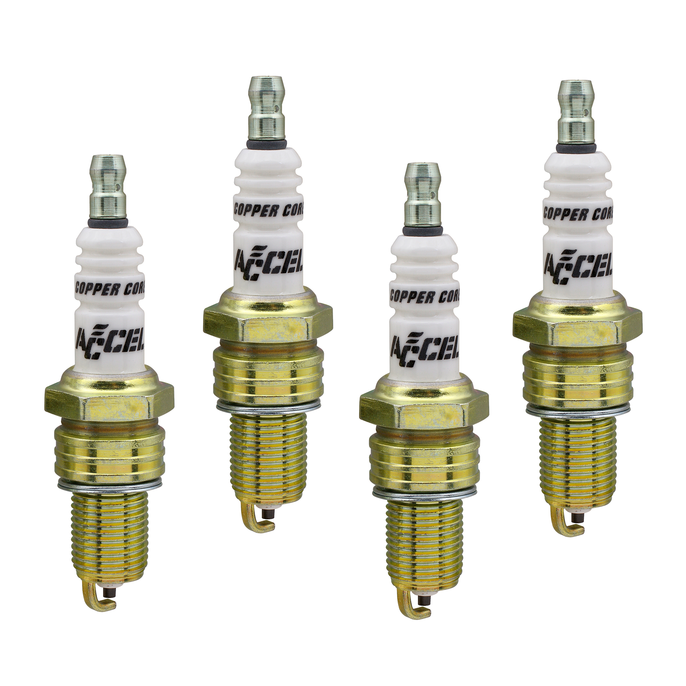 Accel 0494-4 U-Groove Performance Spark Plugs | Autoplicity