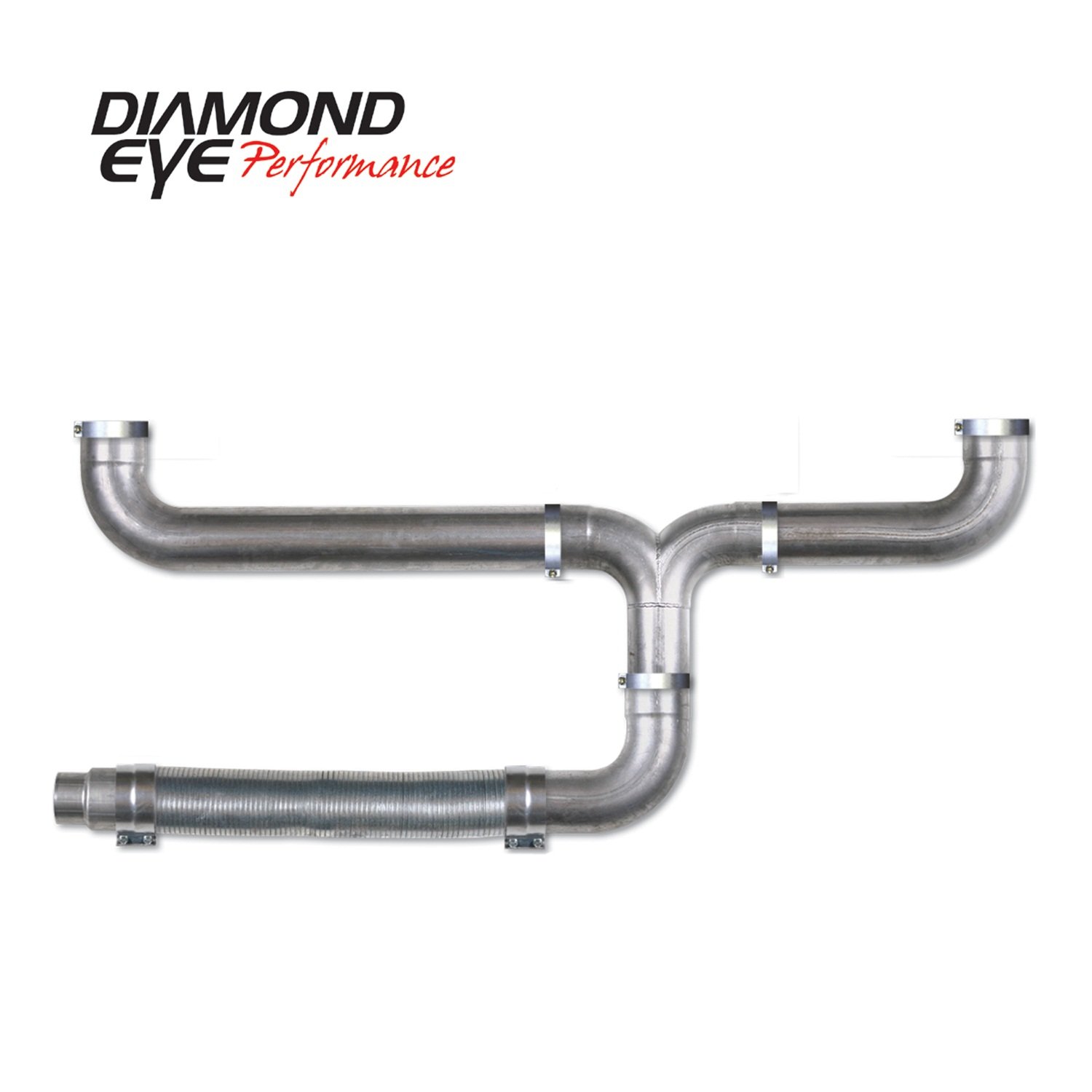 Diamond Eye Performance 150100 Universal Stack Kit-5in. Aluminized ...