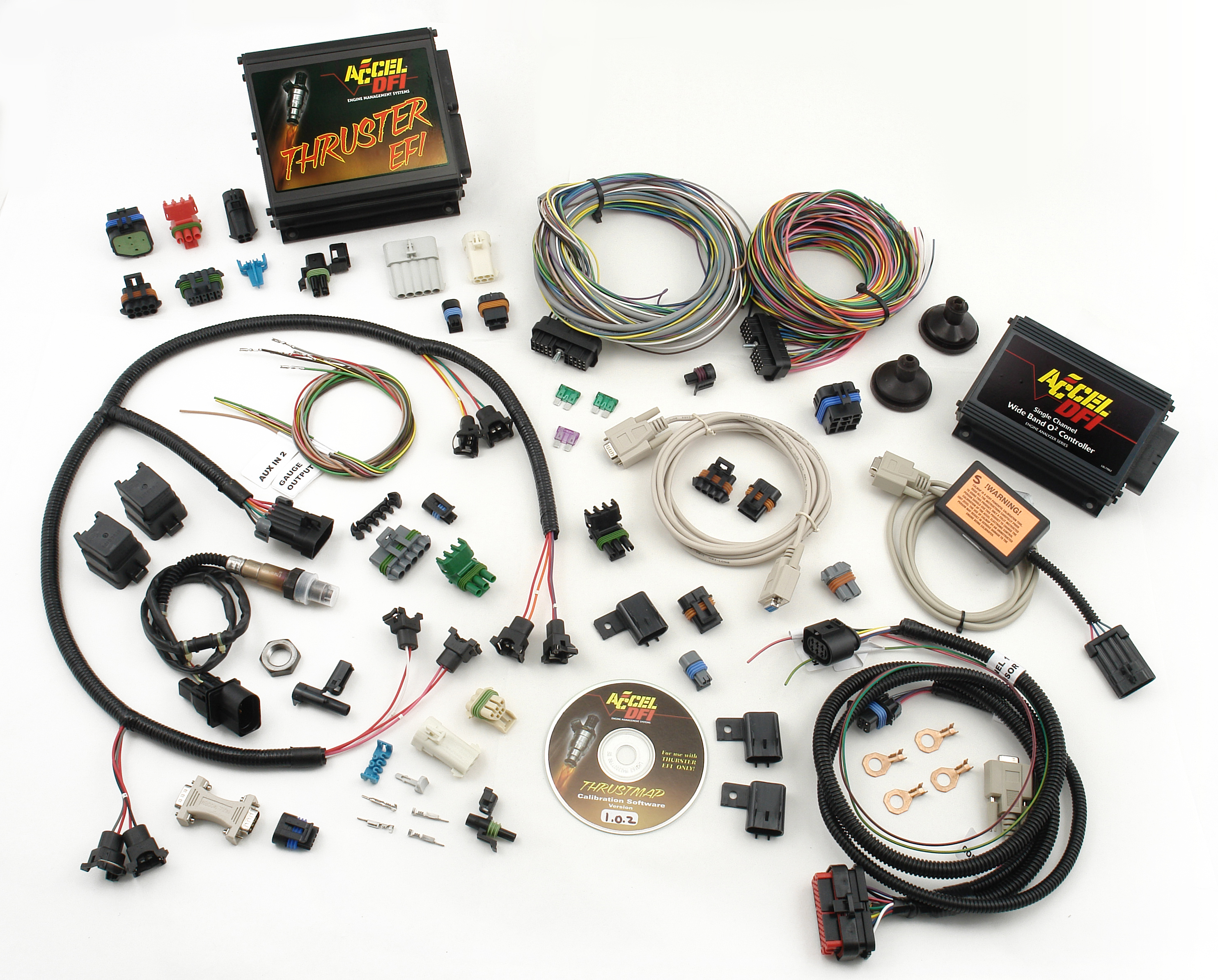 Accel 77014CW DFI Thruster EFI System Wide Band O2 Sensor | Autoplicity