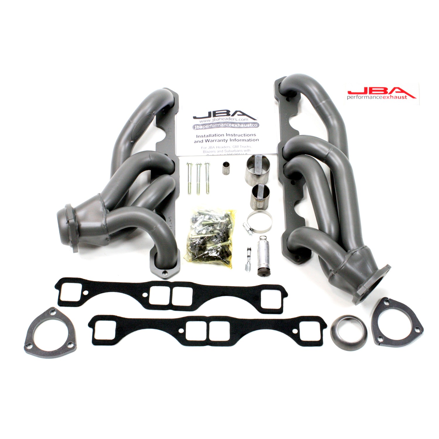 JBA Racing Headers 1830S6JT Gm 65-86 Truck 5.0/5.7l W/carb Ti Cer ...