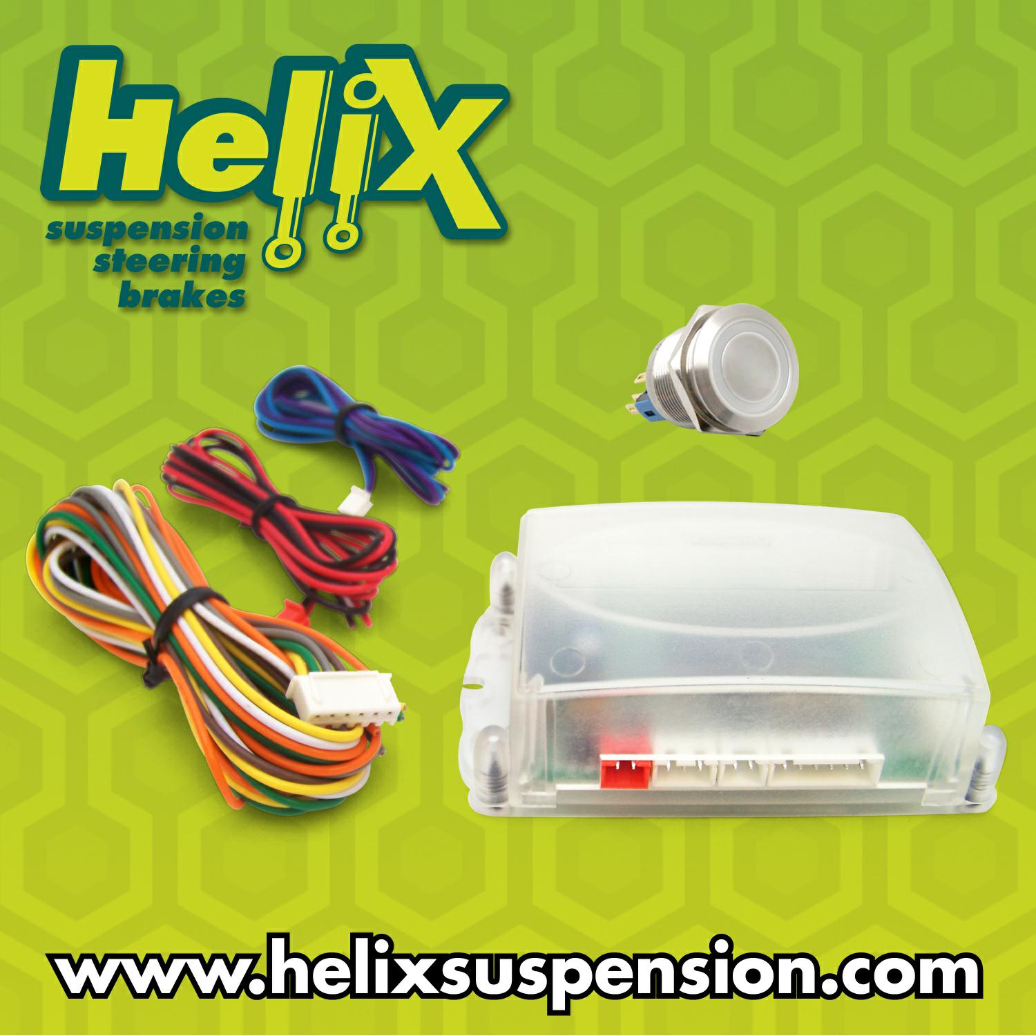 Helix 555 One Touch Engine Start Kit - White Illuminated Button ...