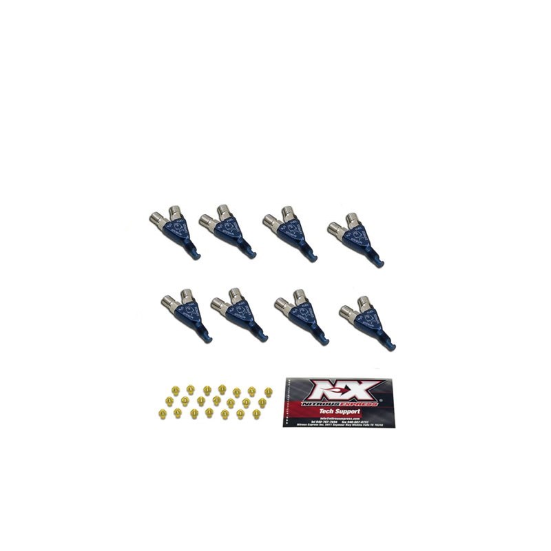 Nitrous Express NX700 PIRANHA NOZZLES 8 CYL (INCLUDES ALL HP SETTINGS ...