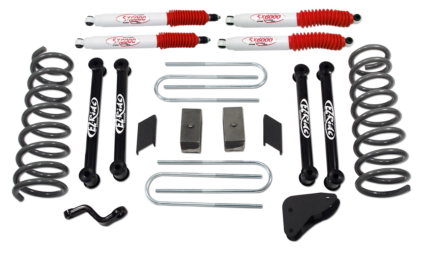 Tuff Country Suspension 34004KH Complete Kit (w/sx6000 Shocks) Dodge ...