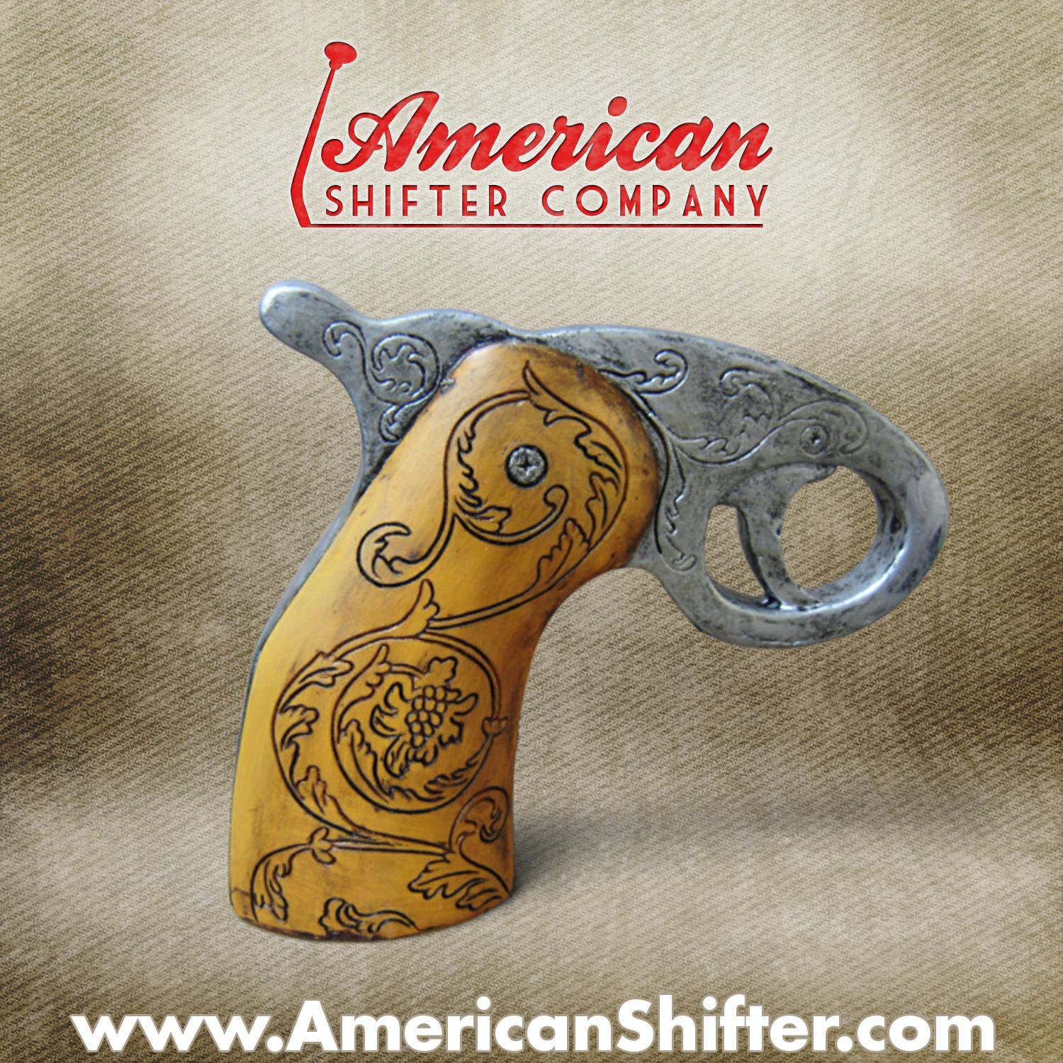 American Shifter Company 54891 Quick Draw Pistol Grip Custom Shift Knob ...