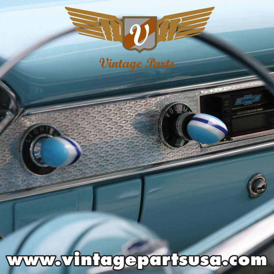 Vintage Parts 96238 Usa Orange Small Tear Shape Dash Knob | Autoplicity