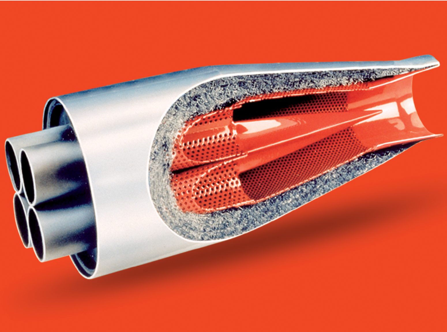 Borla 40977 Xr-1 Stainless Collector Muffler; Center/center; Full ...