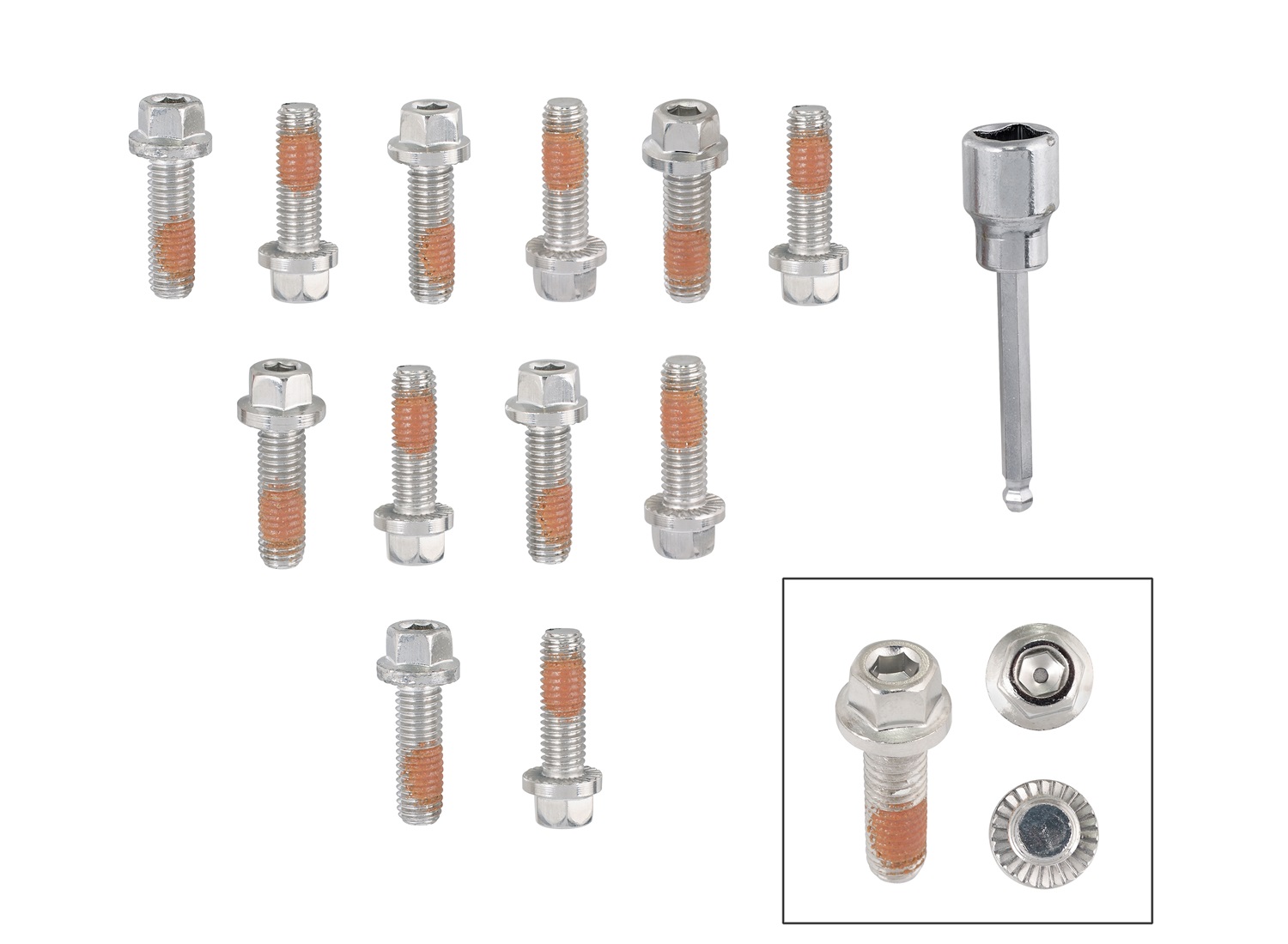 Mr. Gasket HEADLOCK Locking Header Bolts | Autoplicity