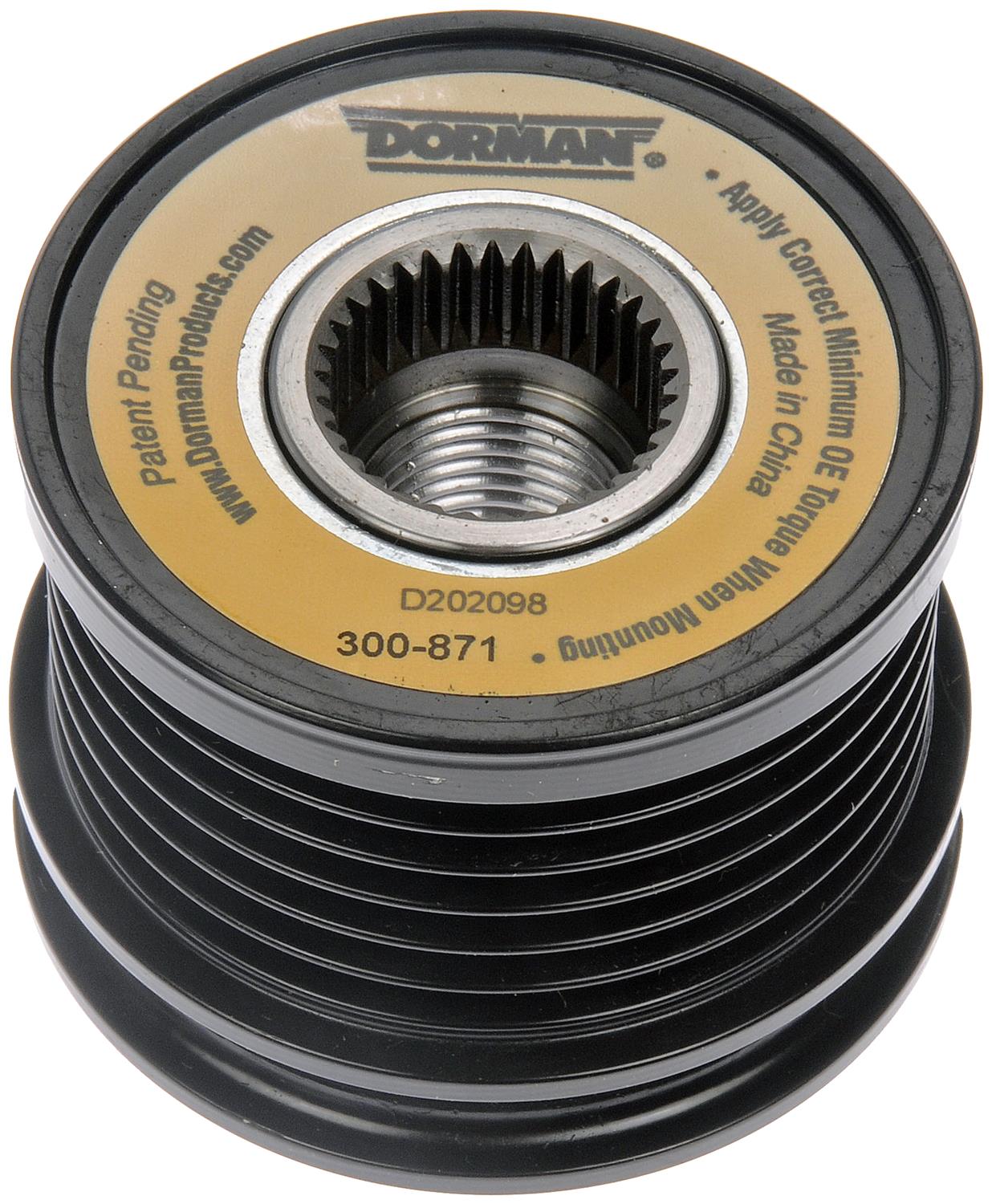 Dorman 300-871 Alternator Decoupler Pulley | Autoplicity
