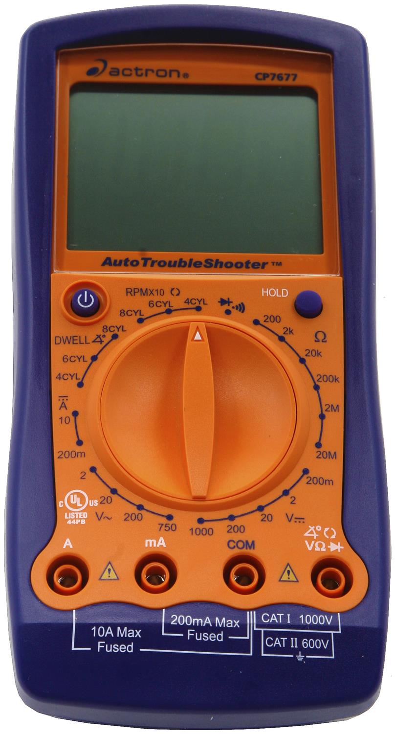 Actron CP7677 Automotive TroubleShooter - Digital Multimeter and Engine ...