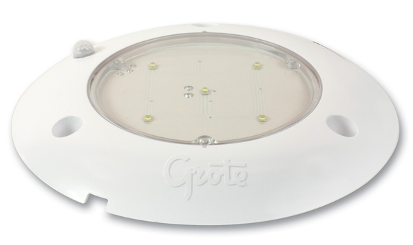 Grote 61421 White S100 Led Whitelight Surface Mount Dome Light (with ...