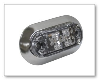 Grote 45242-5 2 1/2" Oval Clearance / Marker LED Lamp | Autoplicity