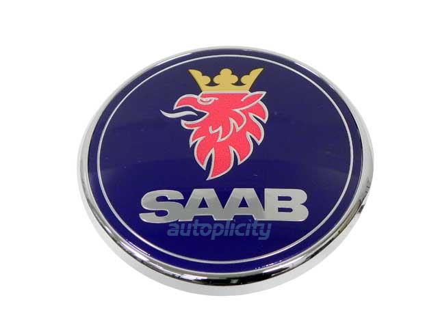 Genuine Saab 12769690 OES Saab 92X,93 Saab Trunk Emblem 12769690 ...