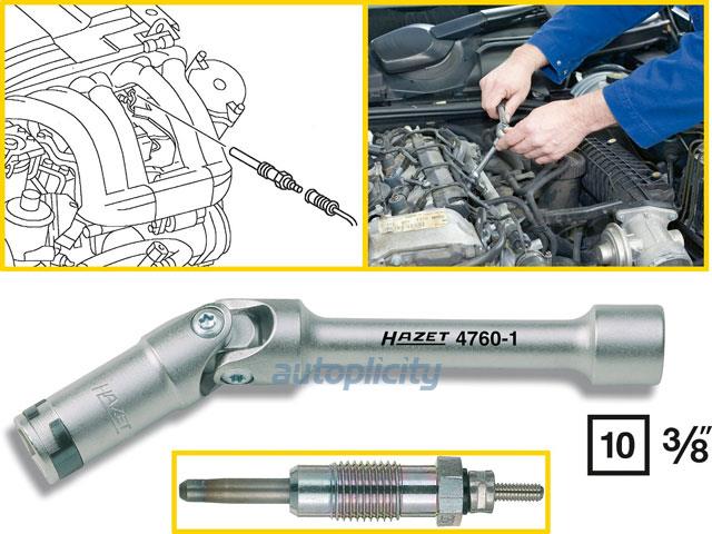 HAZET 4760-1 Glow Plug Socket | Autoplicity