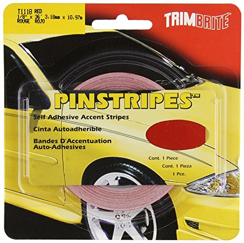 Sharpline Converting T1118 Trimbrite T1118 1/8 Pinstripe Tape Red | Autoplicity
