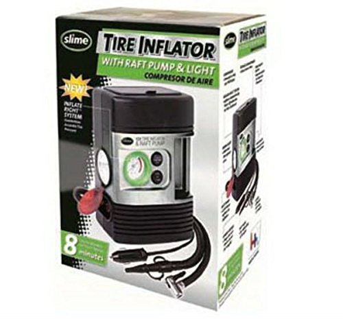 Slime COMP05 Slime Comp Tire Inflator W/ Raft Pump And Light | Autoplicity