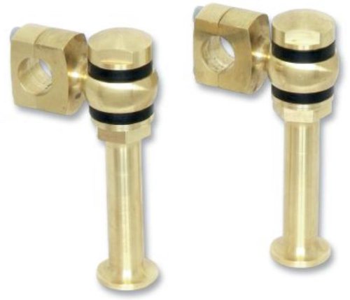 Paughco 354-1BR Brass Handlebar Riser | Autoplicity