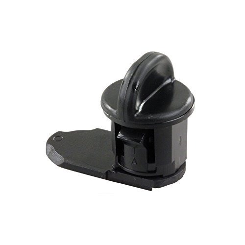 JR Race Car 433BK-A Jr Products (433bk-A) Black Plastic Thumb Lock ...