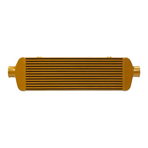 Mishimoto MMINTUJG Mishimoto Universal Intercooler J-Line, Gold | Autoplicity