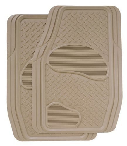Kraco R2102tan Tan Rubber Truck & Suv Mat Set - 2 Piece | Autoplicity