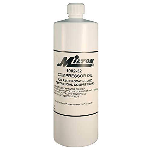 Milton Industries 1002-32 Compressor Oil, 32oz., Flip Top | Autoplicity