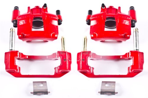 Power Stop S4378 Red Caliper Pair W/brkt | Autoplicity
