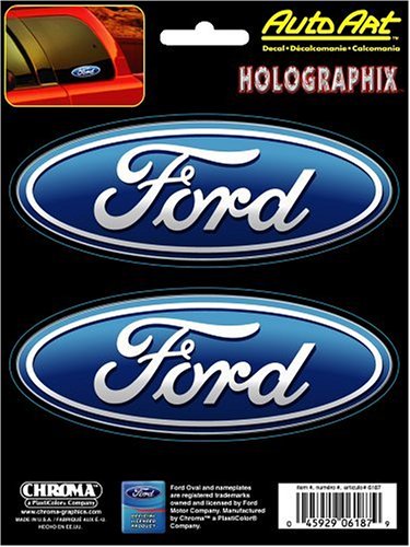 Chroma Graphics 6187 FORD OVAL 6" X 8" DECAL | Autoplicity