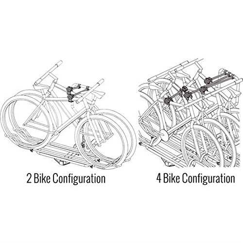 Rage Powersport Products BC-08581-2A+2EXT RV Chair and Bike Rack ...