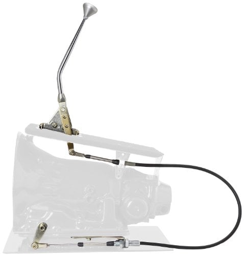 Lokar COS64L60EFL Cable Operated Shifter; 6 In. Lever; Lokar Shift Knob ...