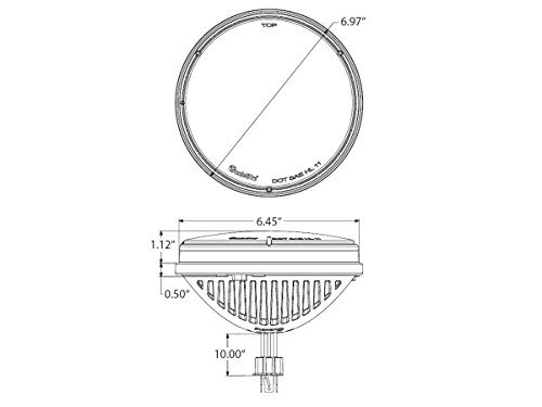 RIGID Industries 55000 Rigid 7 Inch Round Headlight Kit With Pwm Anti ...