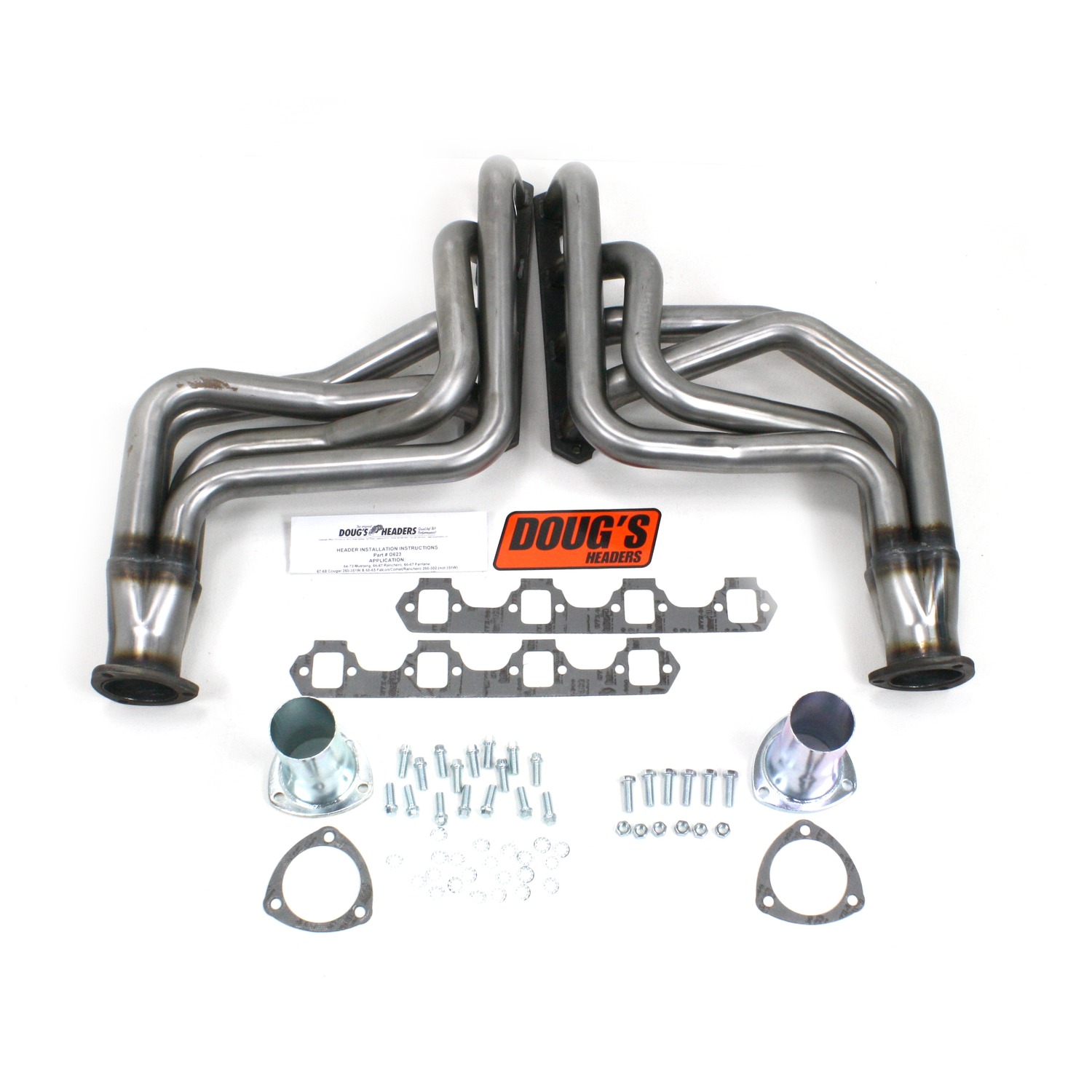 Doug's Headers D623-R 3/8" Thick Machined Flanges...no Warping; Cnc ...