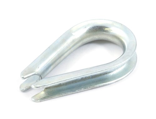Forney Welding 61031 Forney Industries Wire Rope Thimble, Zinc Plated ...