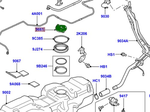 GENUINE LAND ROVER WGC500130 Fuel Filter | Autoplicity