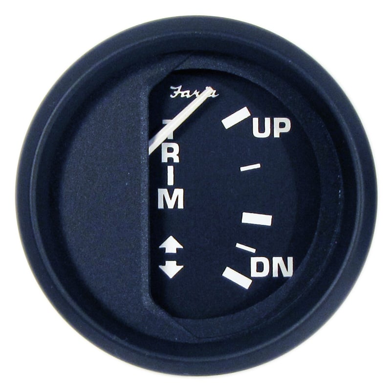 Faria Instruments 12828 FARIA EURO BLACK 2" TRIM GAUGE MERC MARINER ...