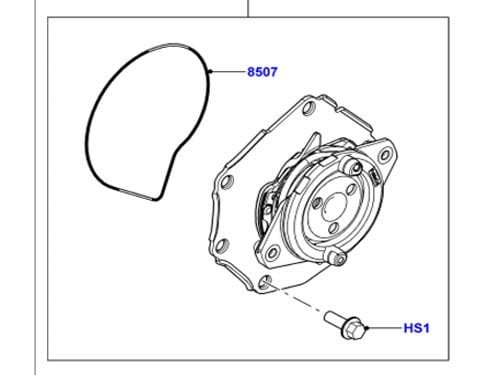 Genuine Land Rover LR006861 Water Pump | Autoplicity