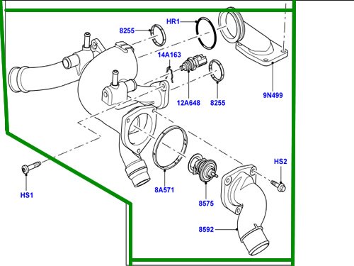 Genuine Land Rover LR007604 Thermostat | Autoplicity