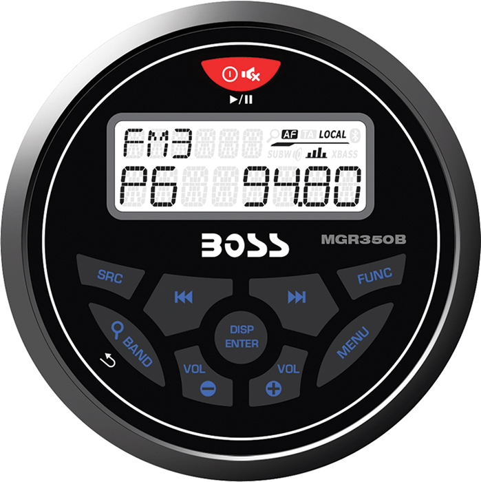 Boss Audio Systems MGR350B In-Dash Mech-Less USB, MP3, WMA, FM/AM ...