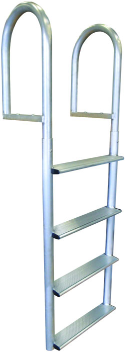 Dock Edge 2044-F Aluminum Wide Step Ladder | Autoplicity