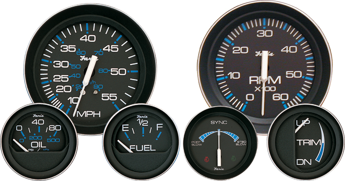 Faria Instruments 13001 FARIA CORAL 2" FUEL LEVEL GAUGE (E - 1/2 - F ...