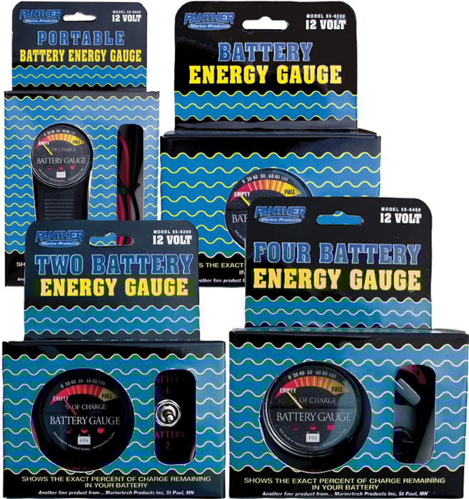 MARINETECH PRODUCTS, INC 55-6100 Battery Gauge Single | Autoplicity