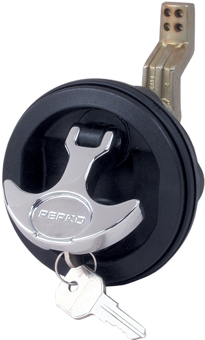 Perko 1091DP1BLK T Handle Flush Lock, Black | Autoplicity