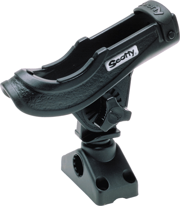 Scotty Downriggers 280BK SCOTTY BAITCASTER/SPINNING ROD HOLDER BLACK W ...