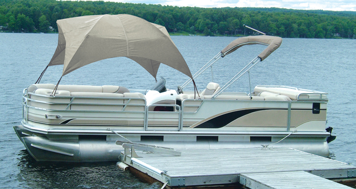 Taylor Made 12003OR Pontoon Easy-Up Shade Black | Autoplicity