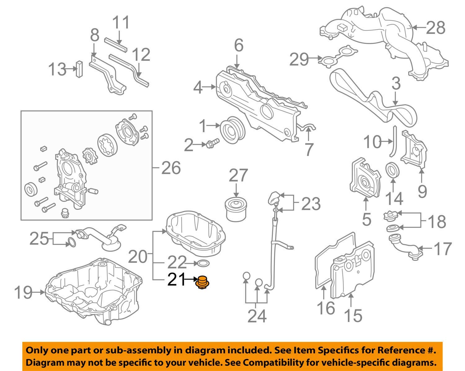 Genuine 807016160 Genuine Drain Plug (16x11) - | Autoplicity